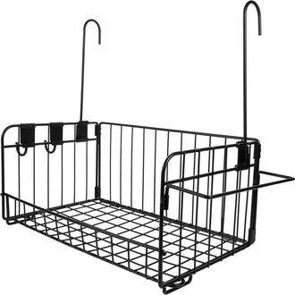 Artibetter Wandh&auml;ngender Aufbewahrungskorb aus Wasserfestem Carbonstahl Stabiler Badezimmer Organizer f&uuml;r Shampoo Kosmetik und Haushaltsgegenst&auml;nde Platzsparend 