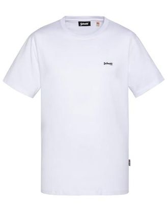 Schott NYC Homme Tsclaws1 T-Shirt, Blanc, L EU