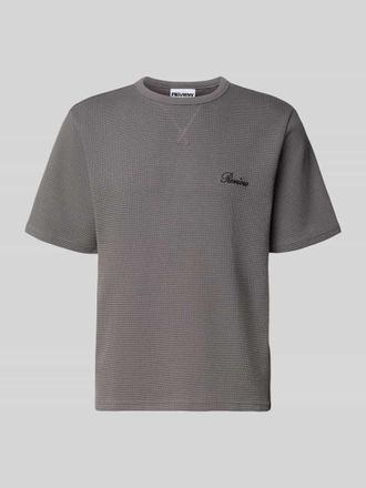 Review T-Shirt mit Label-Stitching