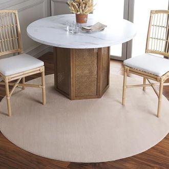Safavieh Boho Teppich für Wohnzimmer, Esszimmer, Schlafzimmer - Loft Collection, Kurzer Flor, Beige, 70 X 122 cm