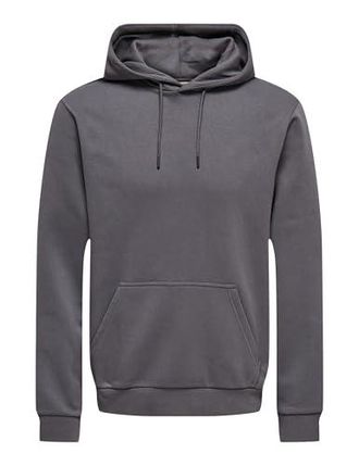 Only & Sons Onsceres Sweat &agrave; Capuche Noos, Anthracite, M