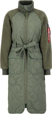 Alpha Industries Alpha Industries ALS Teddy Coat wmn Winterjacke f&uuml;r Damen Sage-Green
