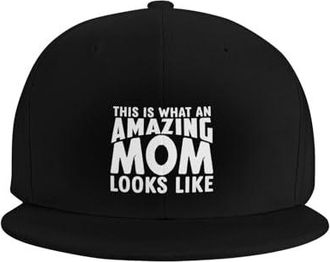 Generic Voici &Agrave; Quoi Ressemble Une Maman Extraordinaire Femme Homme Chapeaux Pare-Soleil R&eacute;glable Snapback Chapeau Snapback Casquette De Baseball pour Sport H
