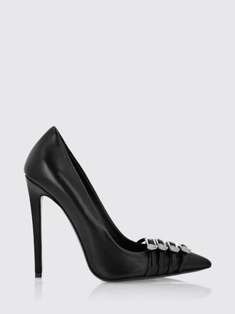 Philipp Plein Escarpins en cuir nappa avec talon aiguille et application Skull