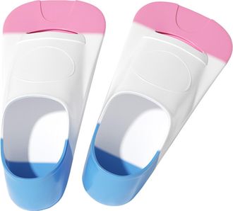 Generic Schwimmflossen, Schwimmflossen, schwimmende Silikon-Schwimmflossen, mit Netz-Aufbewahrungsnetz, rutschfestes Trainingsger&auml;t f&uuml;r die PIS-&Uuml;bung