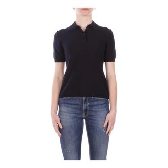 Max Mara Strickpullover mit Knopfleiste - - Tops - Damen - Blau - XL