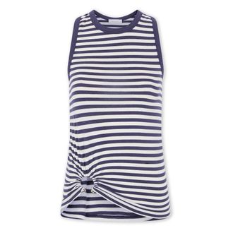 Paco Rabanne Tanktop aus Baumwolle - - Tops - Damen - Blau - L