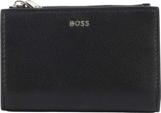 HUGO BOSS Kompakte Rei&szlig;verschluss-Geldb&ouml;rse - - Accessories - Damen - Schwarzk - ONE SIZE