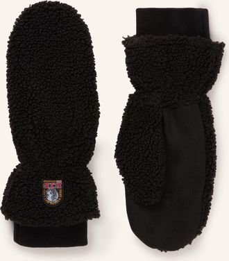 Parajumpers Parajumpers F&auml;ustlinge Ilova Aus Teddyfell schwarz