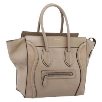 Celine Sac &agrave; main vintage Pre-owned - Femme - Pre-owned - Beige - Taille: ONE Size