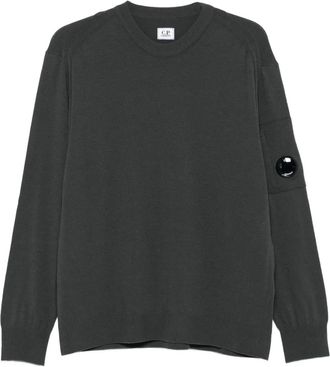 C.P. Company pull à détail de lentille - Gris