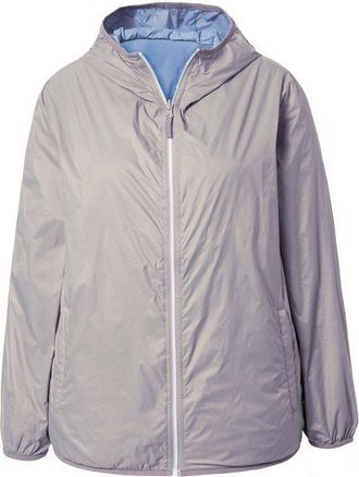 Ulla Popken Outdoorjacke HYPRAR Wendejacke wasserabweisend Kapuze