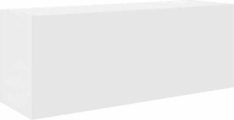 vidaXL Vidaxl - Armoire murale de bain blanc 80x25x30 cm bois ding&eacute;nierie