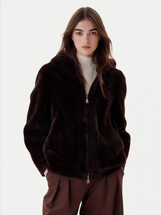 Dixie Pelzmantel V330Y003A Braun Regular Fit