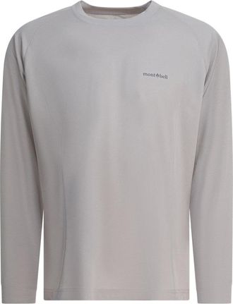 Montbell T-shirt Manches Longues Cool - Homme - Tops - Gris - Taille: XL