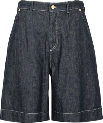 Max Mara Shorts - Femme - Shorts - Bleu - Taille: 40 FR
