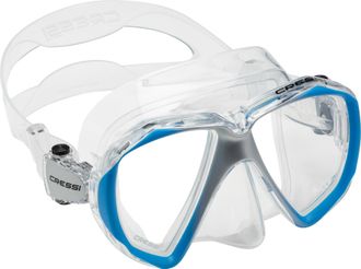 Cressi Liberty Duo MASK Clear SIL. Blue/Silver