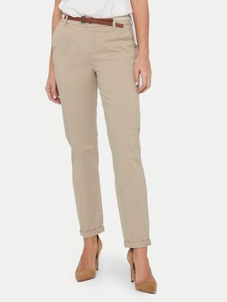 Only Stoffhose 15218519 Beige Regular Fit