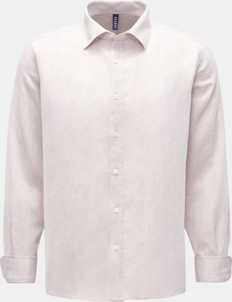 04651/ Herren - Casual Hemd Summer Shirt Kent-Kragen beige