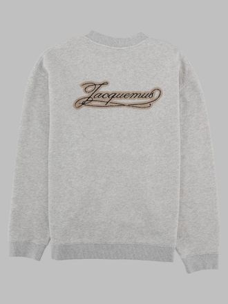 Jacquemus Le Palmier Appliqu&eacute; Sweatshirt - Gray