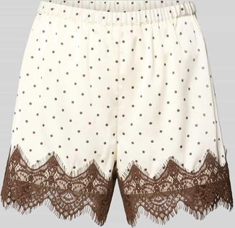 Jake*s Casual Regular Fit Pyjama-Hose mit Spitzenbesatz