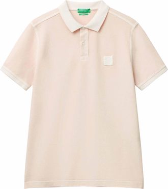Benetton Poloshirt M/M, Rosa, Large