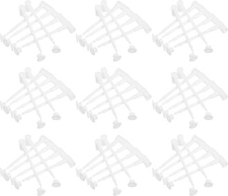 Happyyami 100 St&uuml;ck Windm&uuml;hlenzubeh&ouml;r aus Strapazierf&auml;higem Kunststoff Selbstgemacht Windradstangen mit Flexibles Gartendeko f&uuml;r Terrasse und Garten