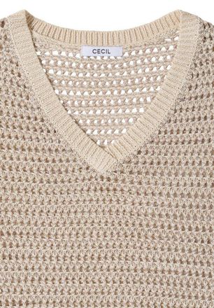 Cecil Strickpullover Structured Fancy Yarn Mix