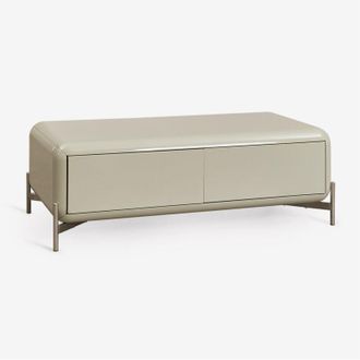 Sklum Sklum - Table basse rectangulaire 120x60 cm en mdf Alazne Vert Laurier