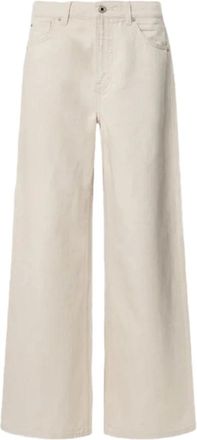 Pepe Jeans London Femme, Jeans, Blanc, Taille: W25 Wide Jeans