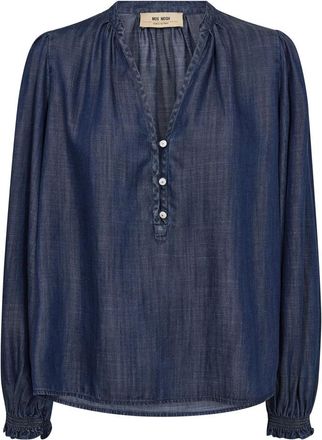 Mos Mosh MOS Mosh, Femme, Blouses et Chemises, Bleu, Taille: 42 FR Chemise en denim