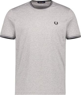Fred Perry Herren T-Shirt grau Baumwolle