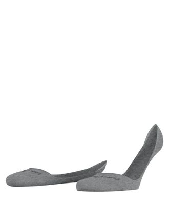 Burlington Herren F&uuml;&szlig;linge Carrington M In Baumwolle unsichtbar gemustert 1 Paar, Grau Light Grey 3400, 43-46