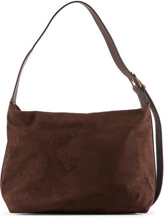Au Printemps Paris Sac pot&eacute; &eacute;paule zipp&eacute; effet daim