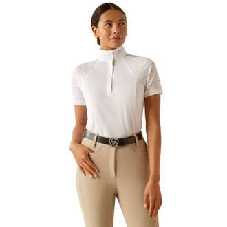 Ariat Womens Aptos Vent 2.0 Show Shirt in White, Size X-Small, by Ariat