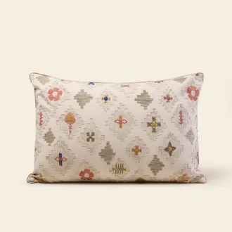 Madura Housse De Coussin Gennaro Naturel et multicolore - MULTICOLORE