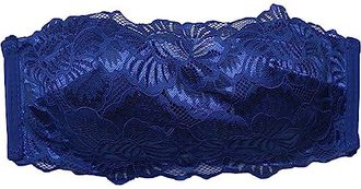 Generic Soutien-gorge sans bretelles pour femme 2026 - Autocollant fin - Sous-v&ecirc;tements envelopp&eacute;s, bleu, L