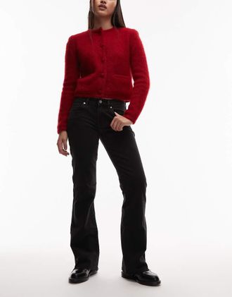 Abrand 99 - Jean bootcut à taille basse - Noir vintage