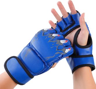 Generic Boxhandschuhe, Boxhandschuhe, MMA-Handschuhe f&uuml;r M&auml;nner und Frauen, Halbfinger-Boxhandschuhe f&uuml;r Boxsack, Sparring, Muay Thai, MMA, geeignet f&uuml;r Taekw
