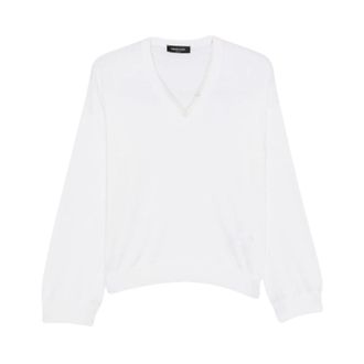 Fabiana Filippi V-Ausschnitt Strickware - - Knitwear - Damen - Wei&szlig; - L