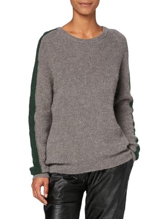 Sparkz Damen Aima Pullover, Grau (Dark Grey Melange 123), 34 (Herstellergr&ouml;&szlig;e: Small)