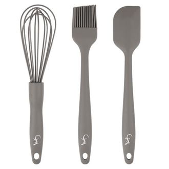Lurch Flexi Starter Tools 3er Set, Teigschaber, Pinsel, Schneebesen, backen, Basis-Set