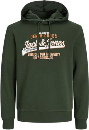 Jack & Jones Jack & Jones JJELOGO Sweat &agrave; Capuche 2 COL 24/25 Noos, Kaki, XS