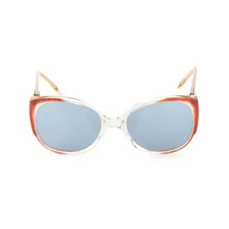 Saint Laurent Pre-owned Acetat sonnenbrillen - - Pre-owned - Damen - Braun - ONE SIZE