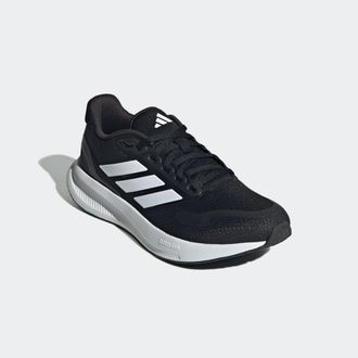 adidas Laufschuh ADIDAS PERFORMANCE RUNFALCON 5 WIDE, Damen, Gr. 38,5, schwarz-wei&szlig; (core schwarz, cloud wei&szlig;, core schwarz), Synthetik, Textil, Schuhe Laufs