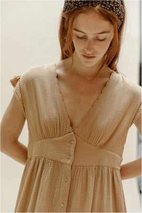 Emile Et Ida Robe Zilvie Gaze de Coton - Collection Femme Emile et Ida