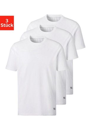 H.I.S T-Shirt Unterziehshirt mit Rundhals (3er-Pack) aus Baumwoll-Mix