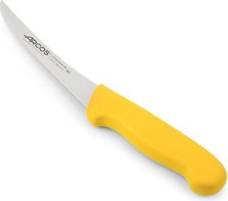 Arcos Ausbeinmesser mit Nitrum Edelstahlklinge 140 mm - Professionelles Messer zum Entbeinen von Fleisch - Ergonomischer Griff aus Polypropylen - Gelb, Seri