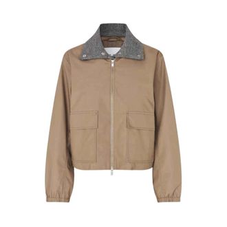 Sams&oslash;e & Sams&oslash;e Veste Sabianco - Femme - Vestes - Beige - Taille: 42 FR