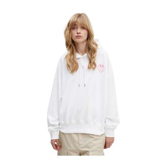 Moschino Femme, Sweatshirts et sweats &agrave; capuche, Blanc, Taille: 42 FR SweaT-shirts &agrave; capuche